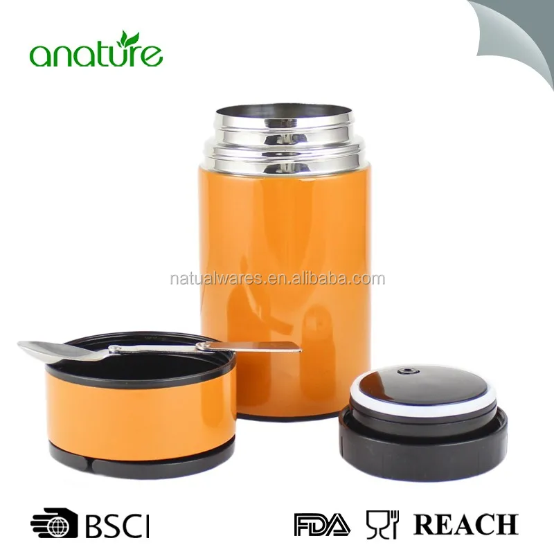 950ml Stainless Steel Insulated Thermos Food And Soup Warmer Flask With ...