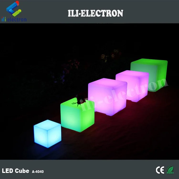 Lighted Led Cube Stool Cube Chair - Buy Led Cube Chair,Led Cube Stool ...