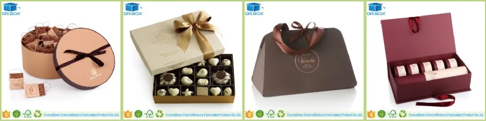 Made In China Mini Chocolate Boxes With Bow Tie / Paper Tube Box ...