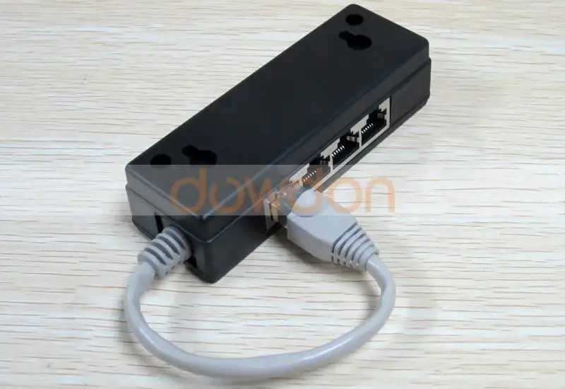 4 Ports RJ45 Splitter Ethernet Coupler Connector - Coupleur Ethernet