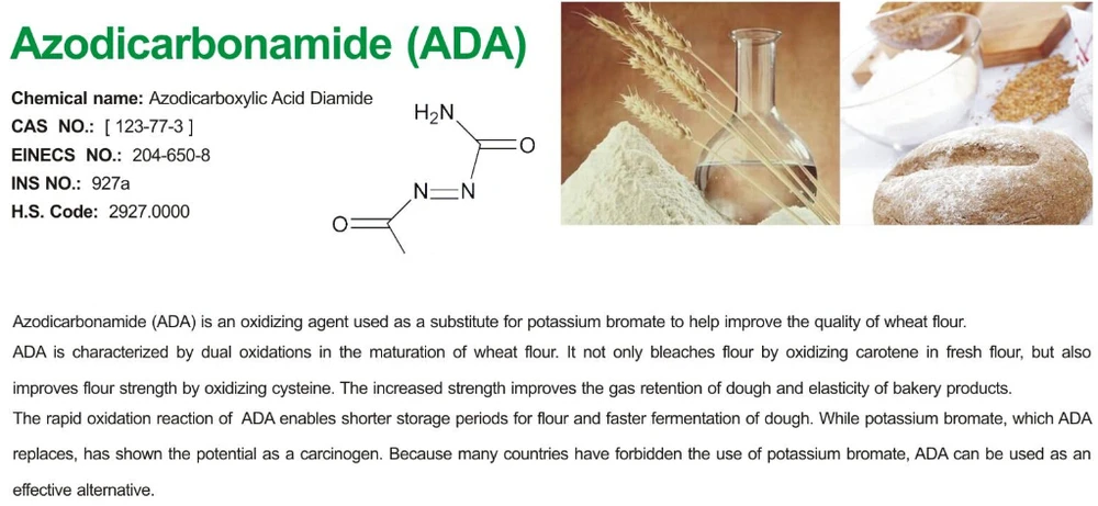 Azodicarbonamide(food Grade Adc) - Buy Azodicarbonamide,Adc ...