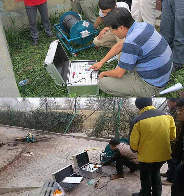 Dual Downhole Camera with 1400m Auto Cable Function and Temperature ...