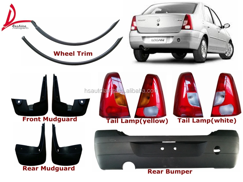Auto Bumpers,Dacia Logan Rear Bumper For Renault Logan 6001546776 - Buy ...