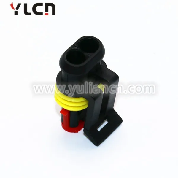 282080-1 Super Sealed 2p Waterproof AMP Socket Automotive Connector ...