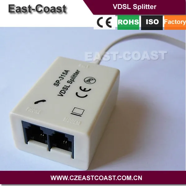 Adsl/vdsl2 Splitter Broadband For South American Country Standard - Buy ...