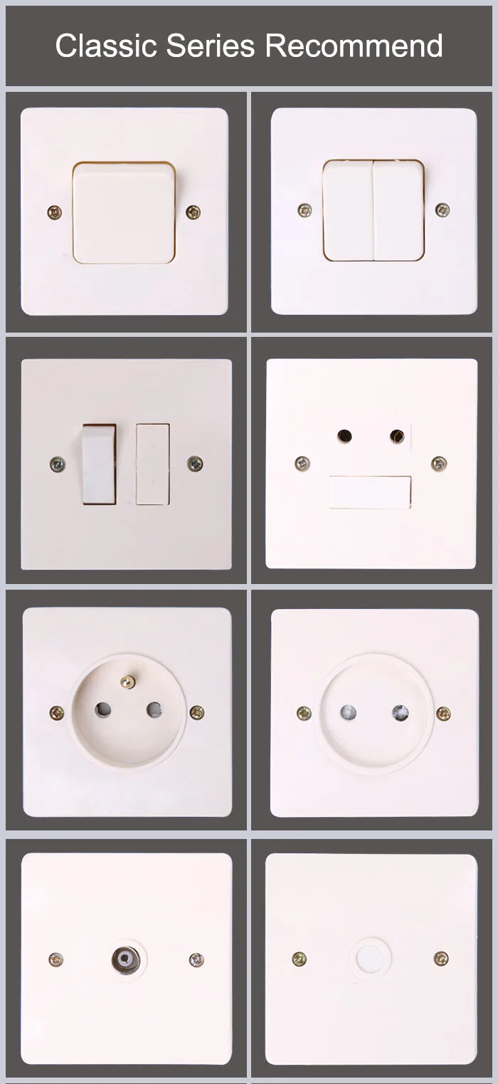 3 Pin 13 Amp Switch Sockets Power Outlet At High Quality 13a Uk Series ...