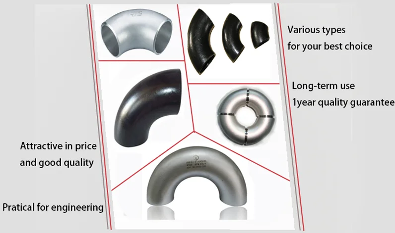 180 Degree Pipe Elbow 8 Inch Carbon Steel Pipe Fittings Elbow Sch40 ...