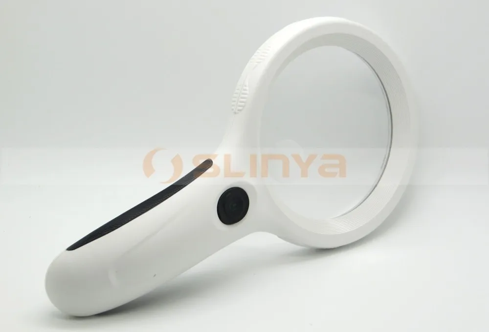 2x Aaa Battery 8x 10x Student Home Education Mini Magnifier Glass With ...