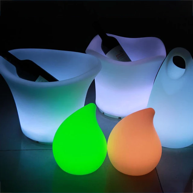 New Product! Led Lighted Ice Bucket Wireless Rechargeable Led ...