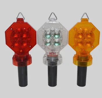 Road Construction Led Flashing Road Hazard Barricade Warning Light ...