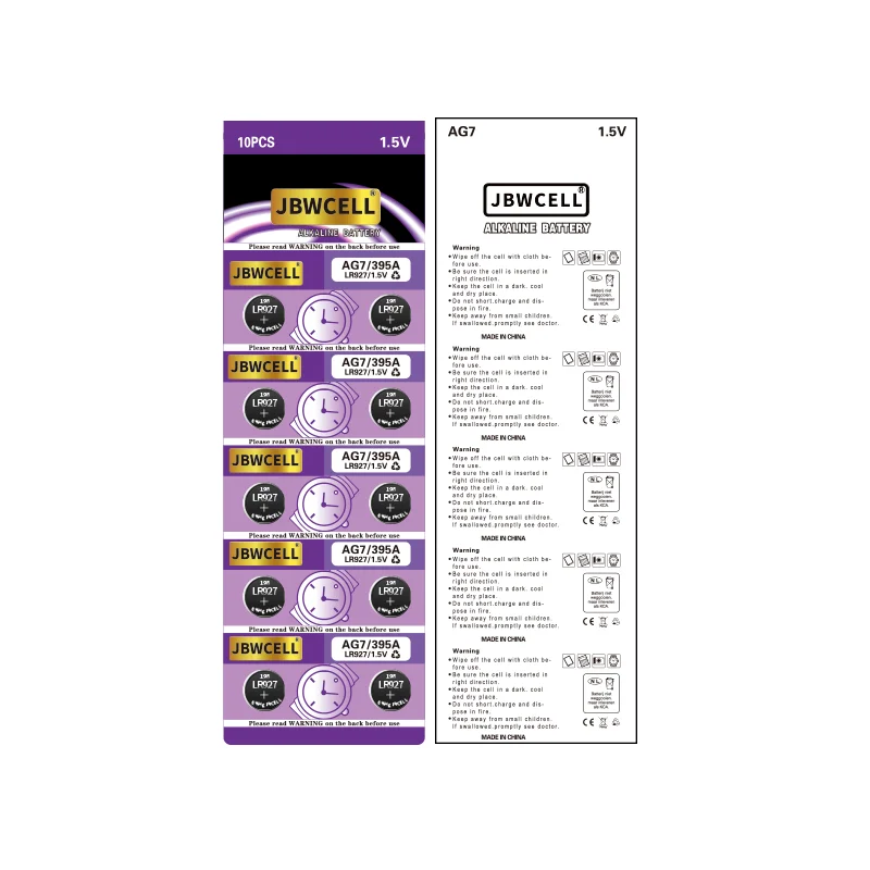 1.5v Ag Series Button Cell Battery Lr927 Ag7 For Watch - Buy Button ...