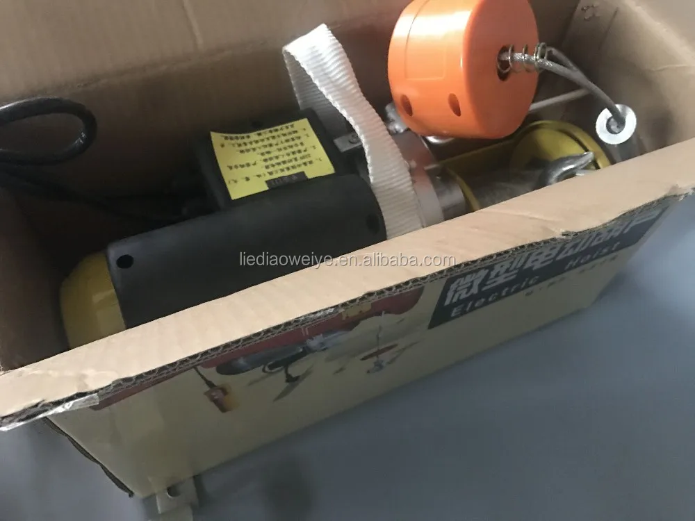 100kg Micro Electric Hoist Winch 12v Dc - Crane 1 Ton