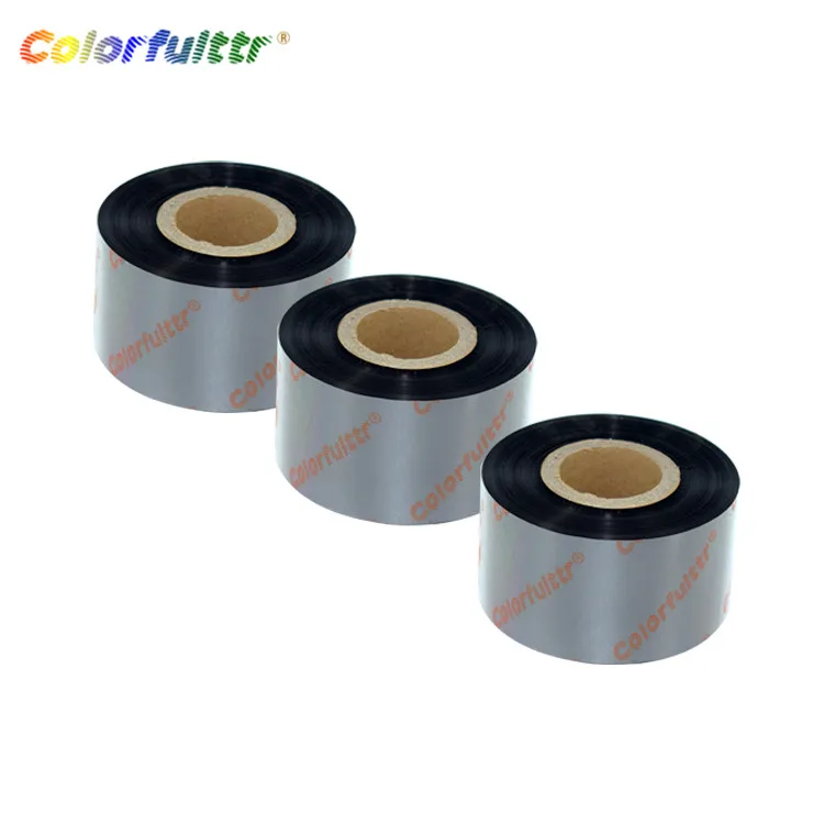 Wash Black Resin Ribbon Thermal Transfer Ribbon 30mm*300m Printer Ttr ...