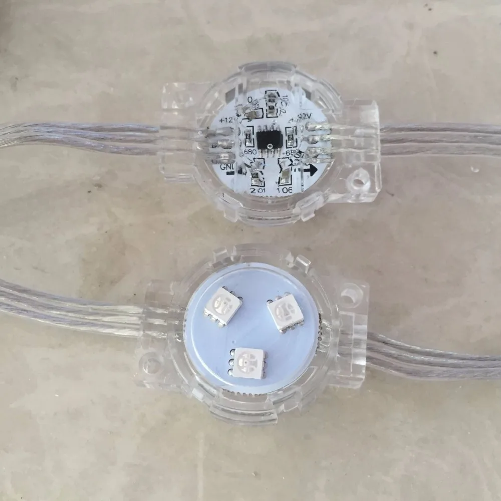 Addressable 30mm Dc12v Ws2811 Led Pixel Module;0.72w;rgb Full Color ...