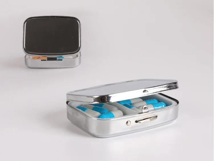 High Quality Custom Metal Pill Box/pill Case/medicine Box - Buy High ...