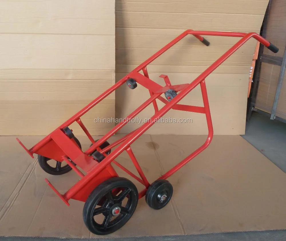 Manual Hand Push Cart Barrel Trolley Used For Moving Heavy Oil Drums ...