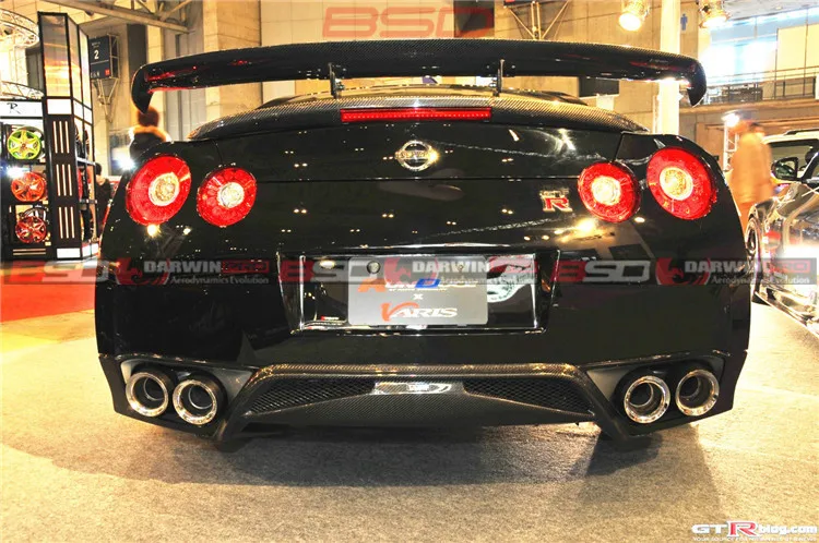 Carbon Fiber Trunk Spoiler For 2009-2015 Ni*ssan Skyline Gt-r R35 Vrs-2 ...