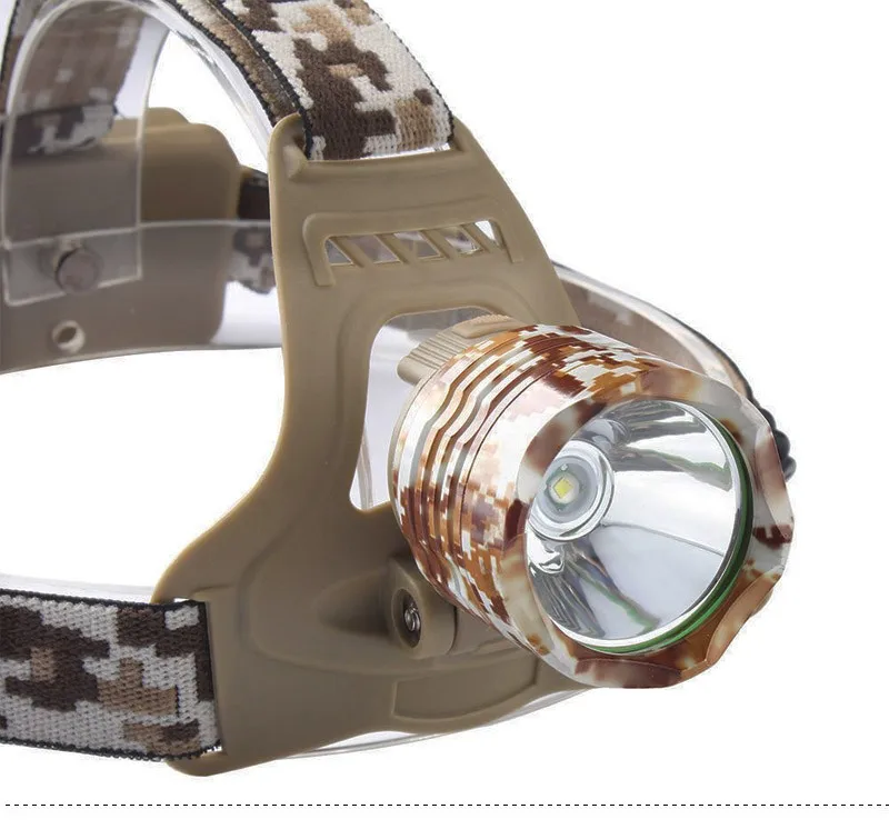 Military Camouflage High Power Headlight Xm-l T6 Led 6000k 1000lm Head ...