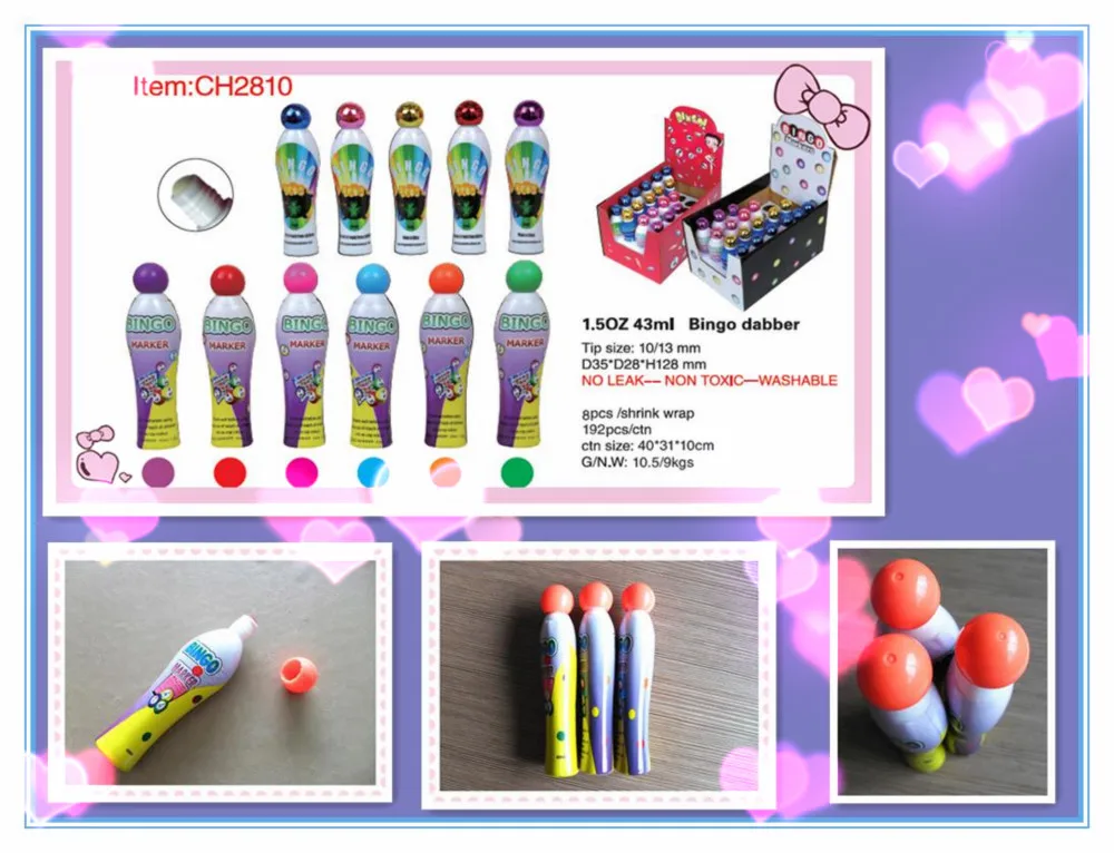 Professional Bingo Markers Bingo Games Ch-2810 Meet En71 Standard 10mm ...