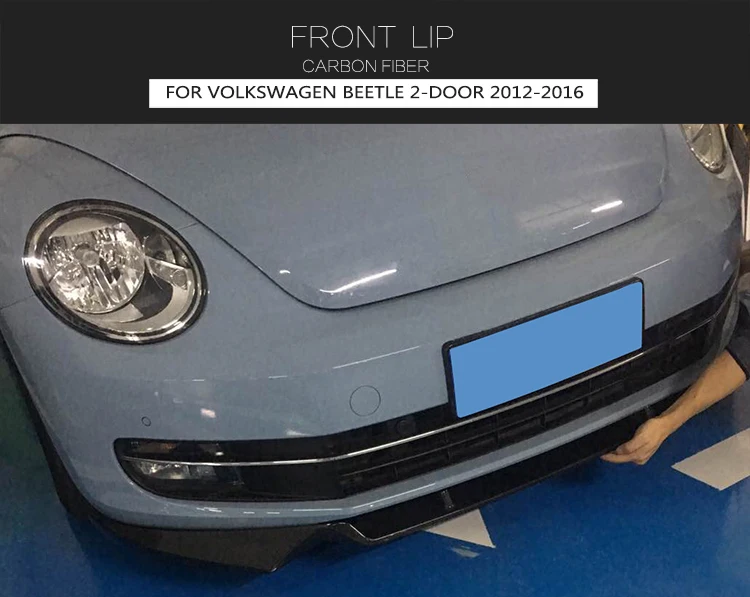 Carbon Fiber Front Lip Spoiler For Volkswagen Vw Beetle 2-door 12-16 ...
