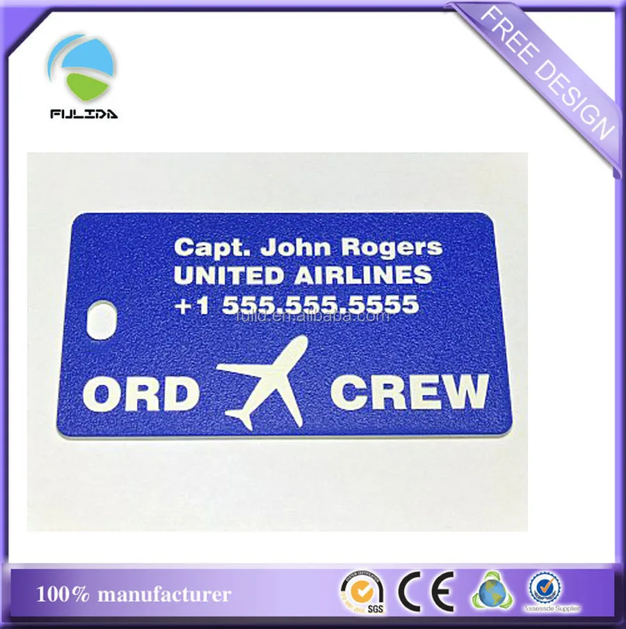 Abs Plastic Blank Name Badge/tag With Black Back - Buy Blank Plastic ...