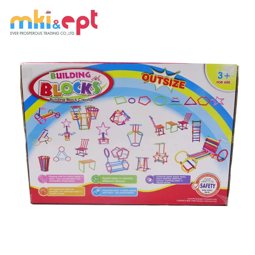 Educational Diy Smart Blocks Construction Toy Building Blocks Stick ...