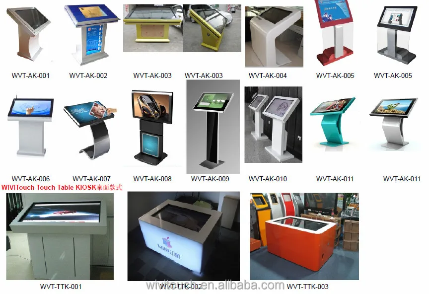 Wivitouch Hot Sale Interactive Multimedia Touch Table Kiosk ...