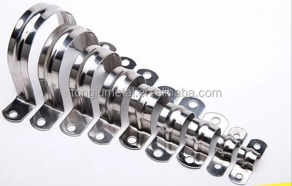 Stainless Steel U Type Metal Hose Saddle Clips For Steel Pipe - Buy ...