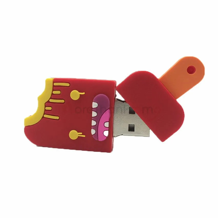 Soft Shell Pvc Ice Cream Usb Flash Drive Popsicle Sticks Ice Creams Shaped Usb Sticks 1gb 2gb ...