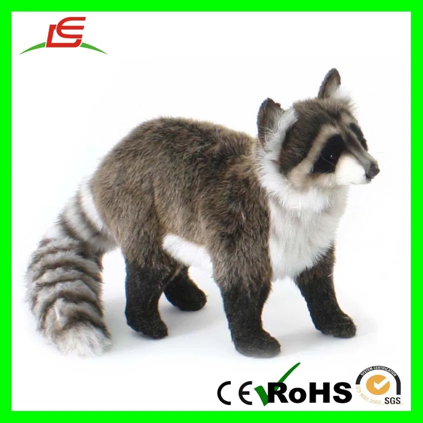 Realistic Wild Vivid 12" Animal Stuffed Plush Raccoon - Buy Plush ...