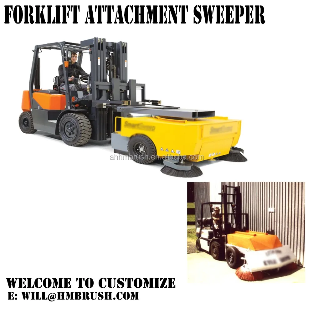 Customizable Forklift Attachment Sweeper - Buy Sweeper,Attachment ...