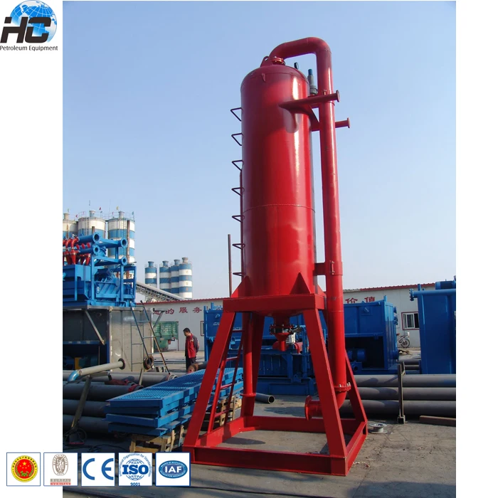 Surface Drilling Poor Boy Degasser / Mud Gas Separator Design / Gas ...