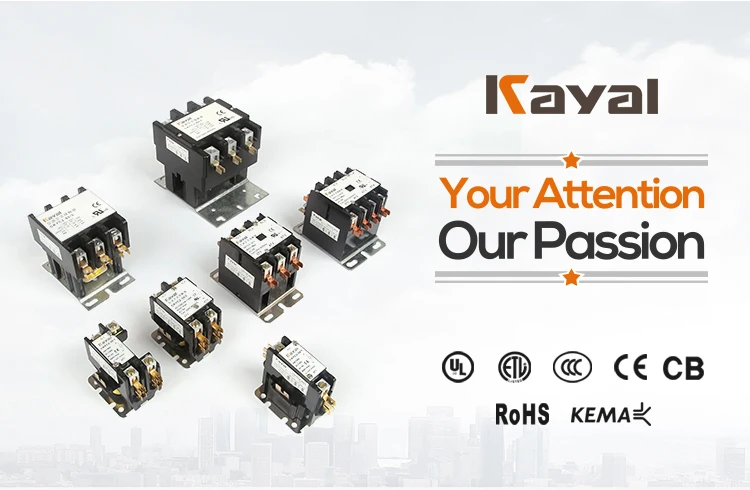 Free Sample 220V Single Pole 2 Pole 3P 4 Pole Electrical Contactor ...
