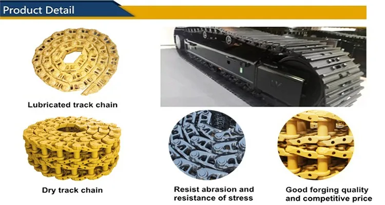 Excavator Track Link Assembly Track Chain For E60.ex120.ex200 - Buy ...