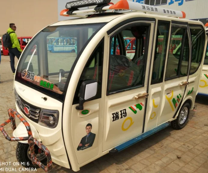 New Energy Solar Enclosed Electric Tricycle Manufacturer Price Of ...