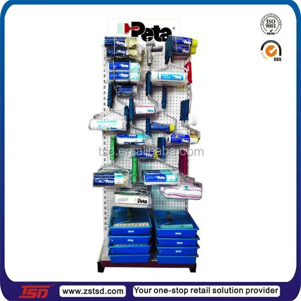 Custom Free Standing Metal Display Stand For Hardware Tools,Hardware ...