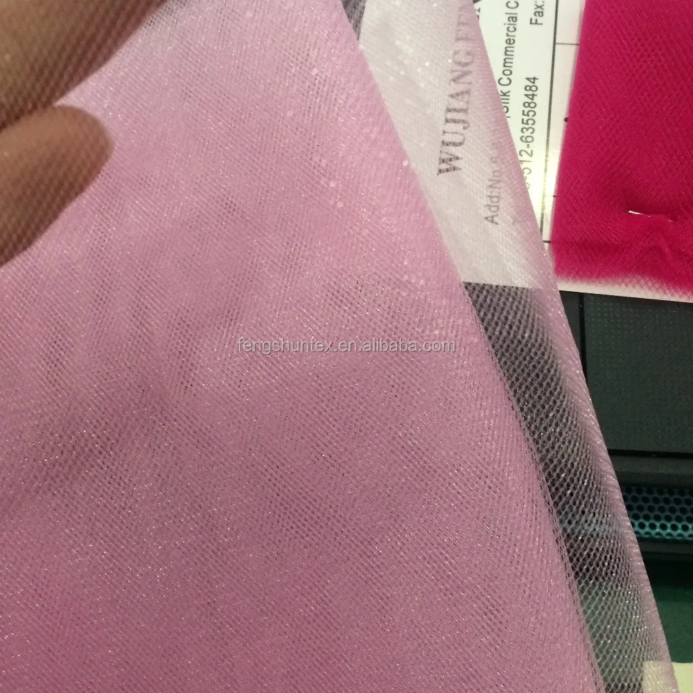 100% Nylon Tulle Mesh Stiff Fabric for Weeding Dress