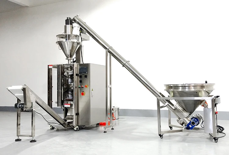 Vertical Powder Packaging Machinery Automatic Four Side Sealed Bag ...