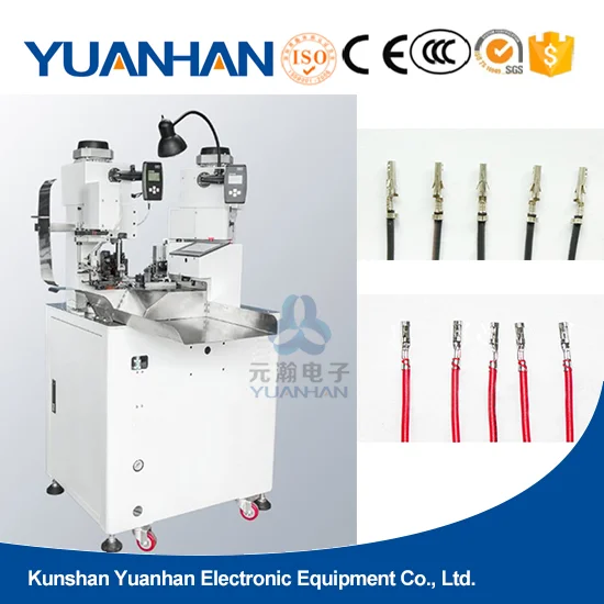 Fully Automatic Double Head Terminal Crimping Machine Wire Crimper ...
