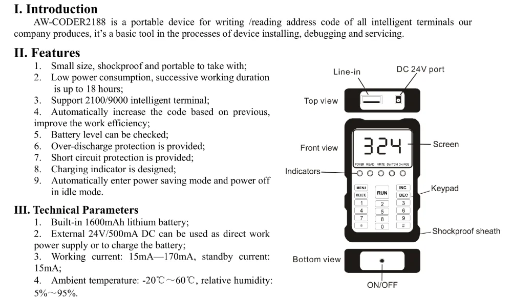 High Quality For Addressable Fire Alarm Control Panel Programmer ...