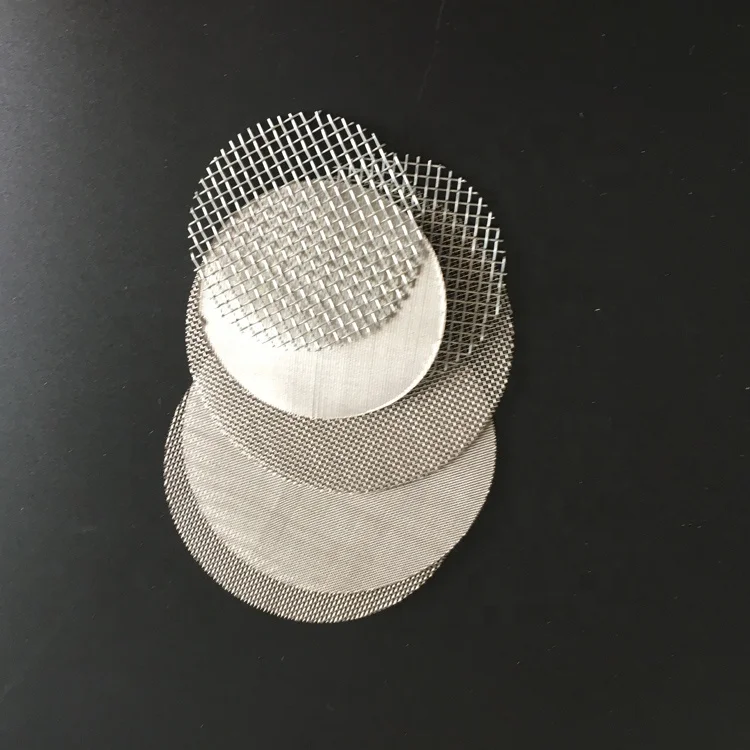 304 316l Stainless Steel Wire Mesh Filter Mesh Discs For Oil Water ...