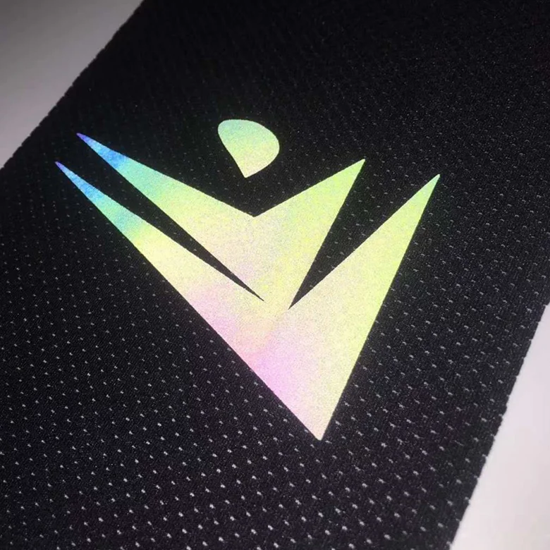 Custom Design Logo Rainbow Heat Transfer Reflective Sticker Rainbow ...