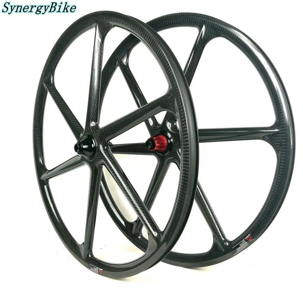Full Carbon 29er Mtb Wheels 30mm*30mm Thru Axel 6 Spoke Bicycle Wheel ...