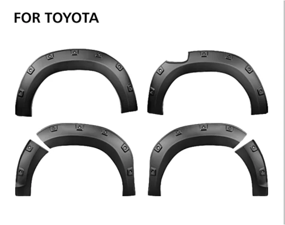 Cosmor Abs Fender Flares For Toyota Hilux Revo - Buy Flare Wheel Arch ...