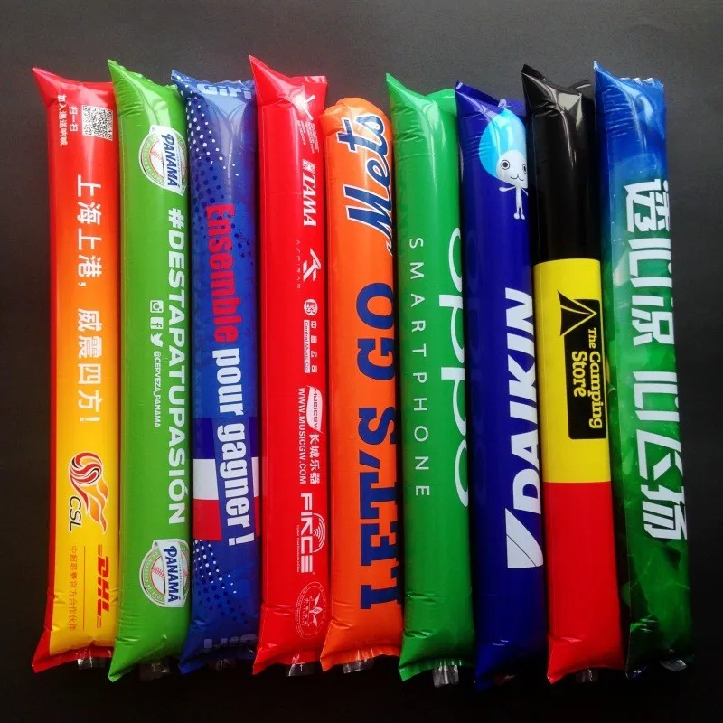Inflatable Stick 8C Thick PVC Inflatable Cheering Noise Maker Hand ...