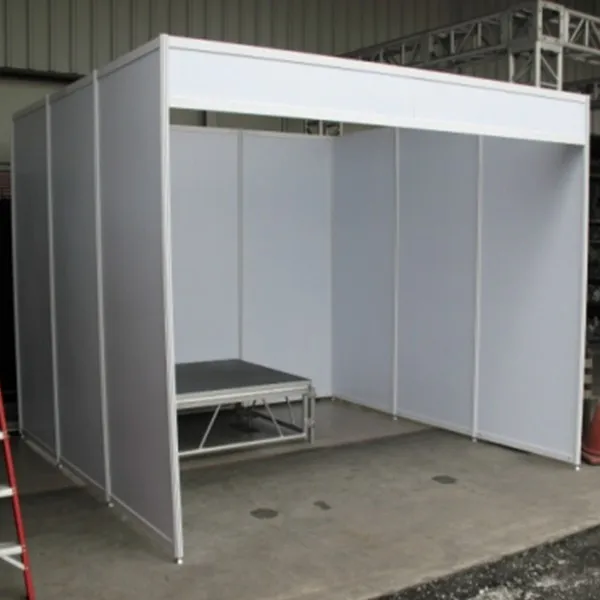 3x3 Shell Scheme Booth Design for Standard Exhibition Size