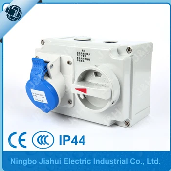 Ip44 Interlock Switch&sockt 16a 3poles European Industry Socket With ...