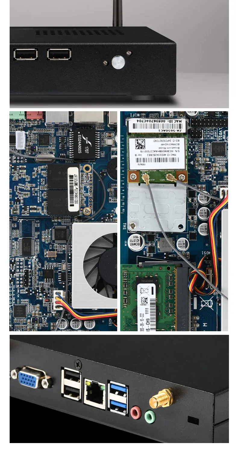 Mini Pc Win Os X86 Intel I3 8gb Ram 128 Ssd Office Industrial Pc - Buy ...