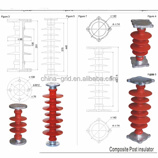 Overhead Line Composite Post Insulator - Buy Wire Insulator,10kv ...