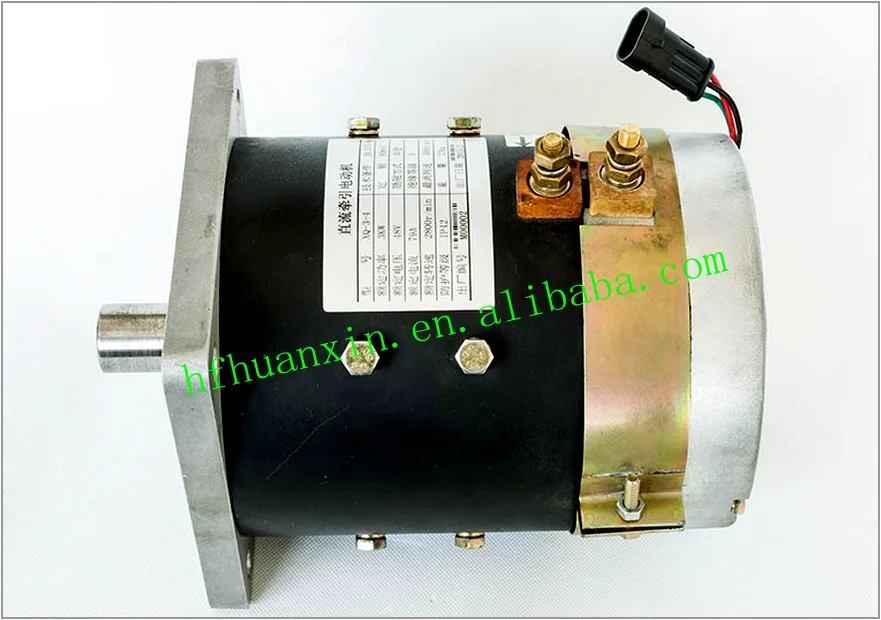 3kw 48v Dc Series Motor Work With Curtis 1204m-5203 Series Motor ...